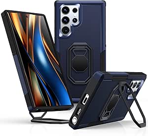Amazon.com: Shields Up for Samsung Galaxy S22 Ultra Case with Stand (Two-Way Stand), Galaxy S22 ...
