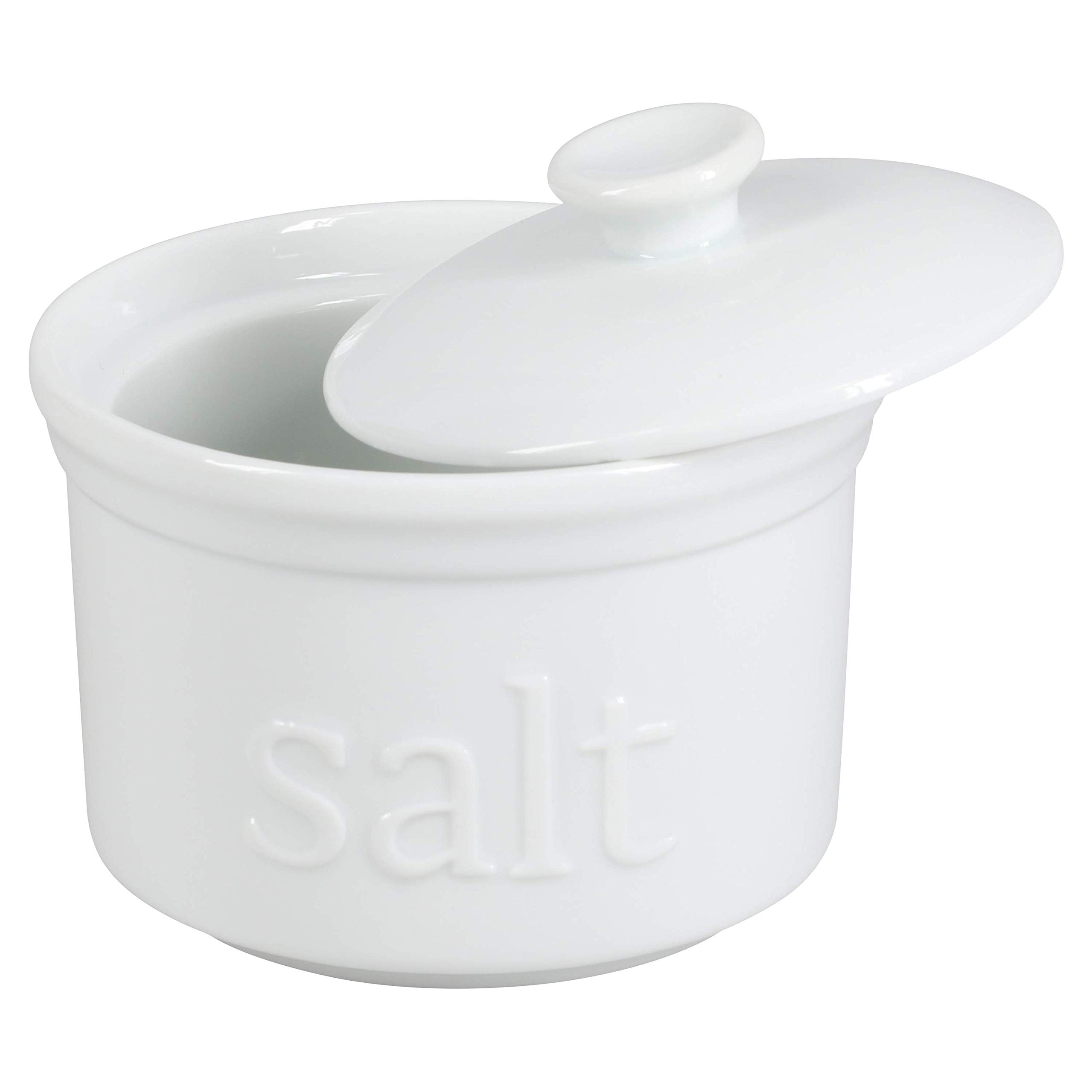 Amazon.com: BIA Cordon Bleu 10-Ounce Salt Box with Lid, White: Home ...