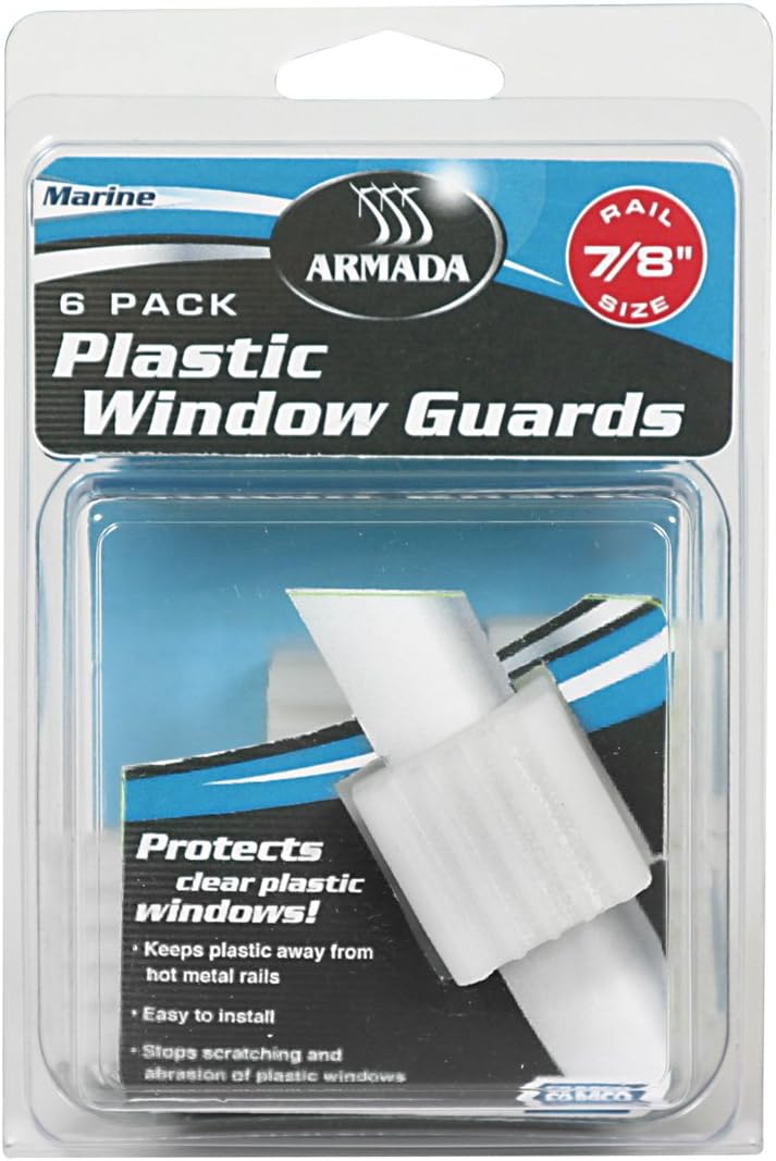 Amazon.com: Camco 65513 Armada 7/8" Plastic Window Guard - 6 Pack ...