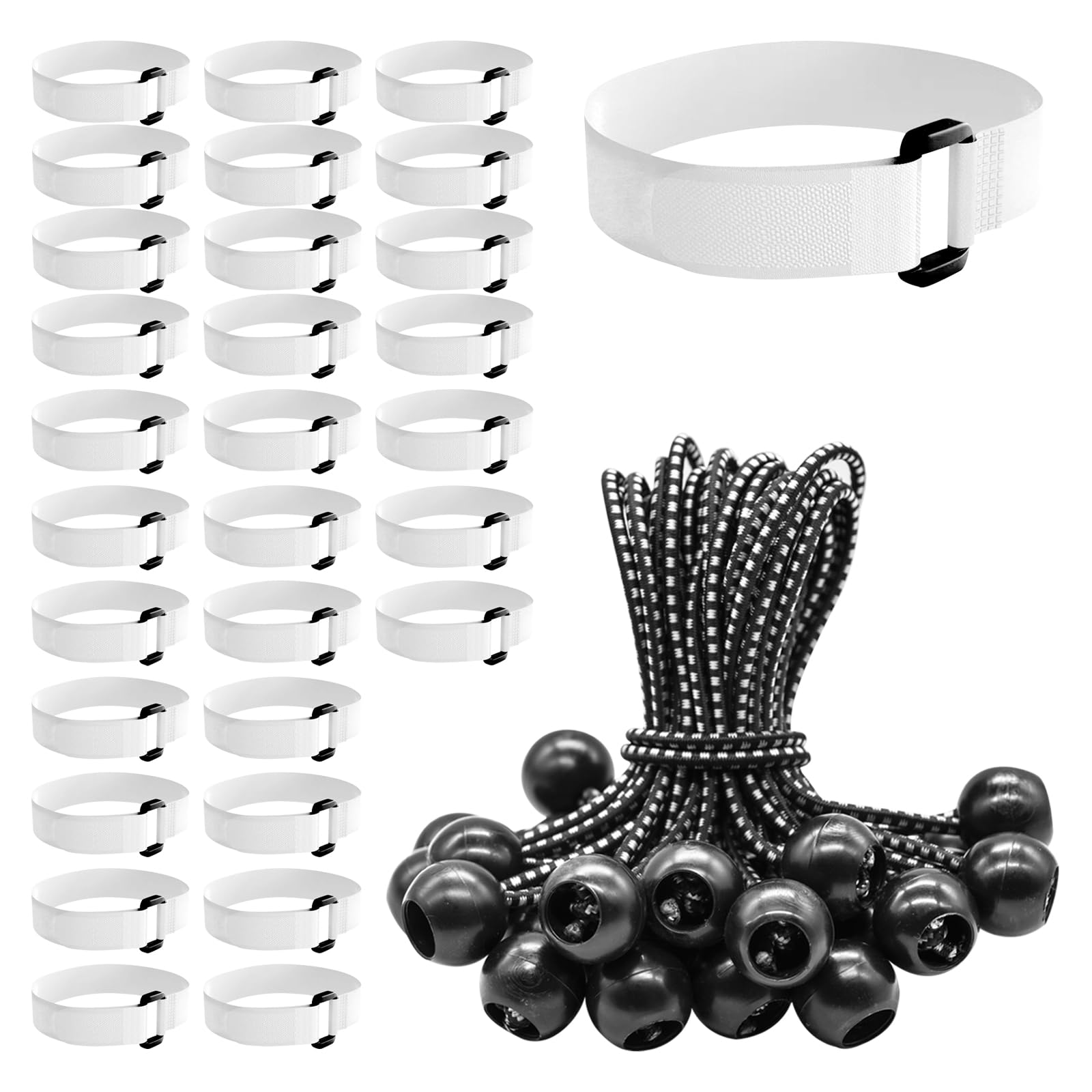 Amazon.com: Waltool 60Pcs Goals Net Attachment Straps and 5.9 Inch ...