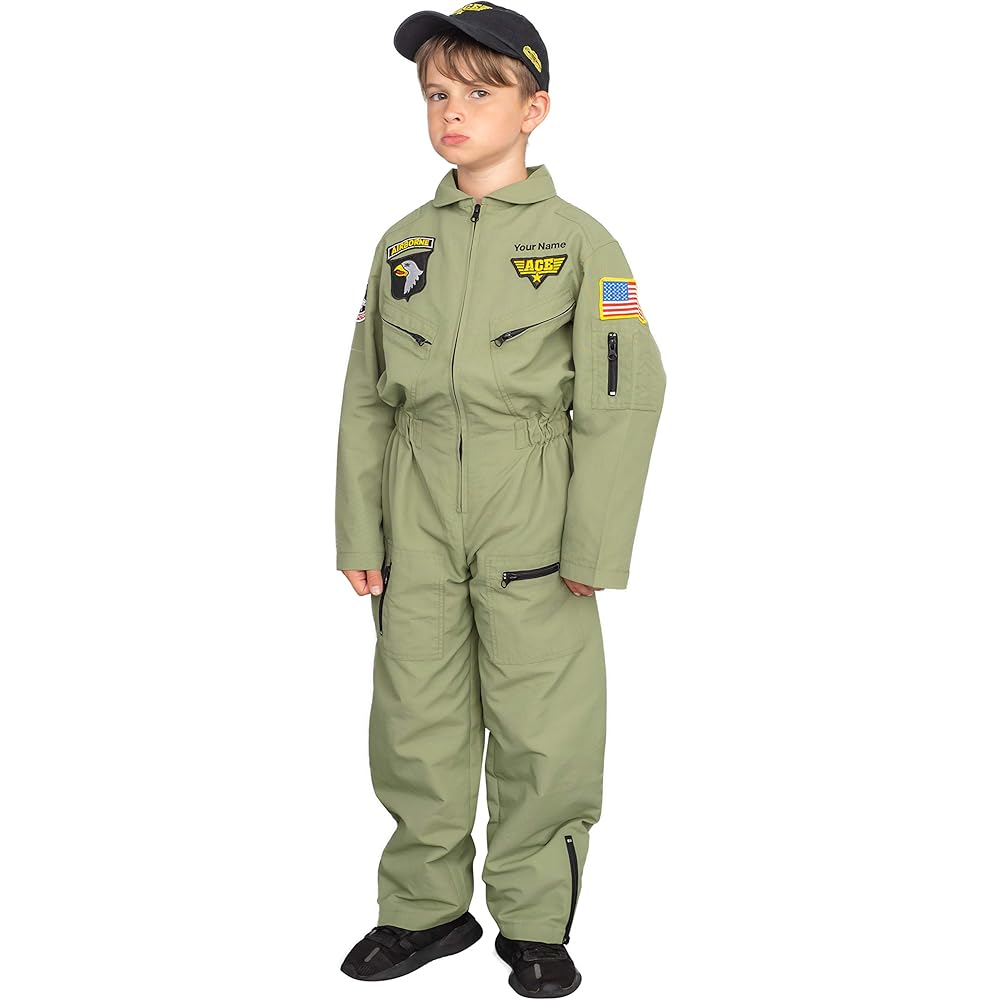 $7/mo - Finance Air Force Pilot Child Halloween Costume Jumpsuit Set ...