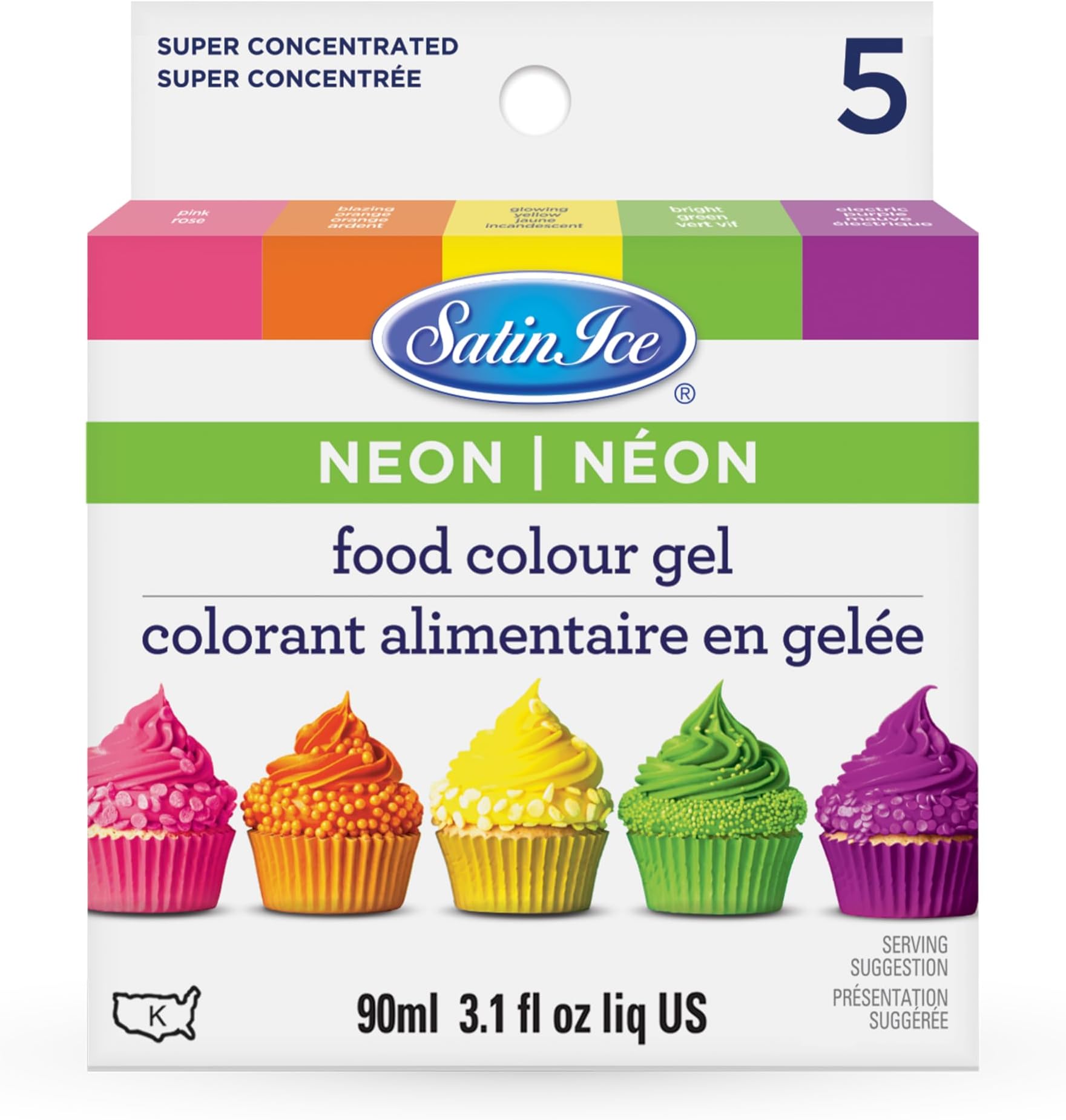 Amazon.com : Betty Crocker Food Color Neon Gel, 2.7 oz : Grocery ...