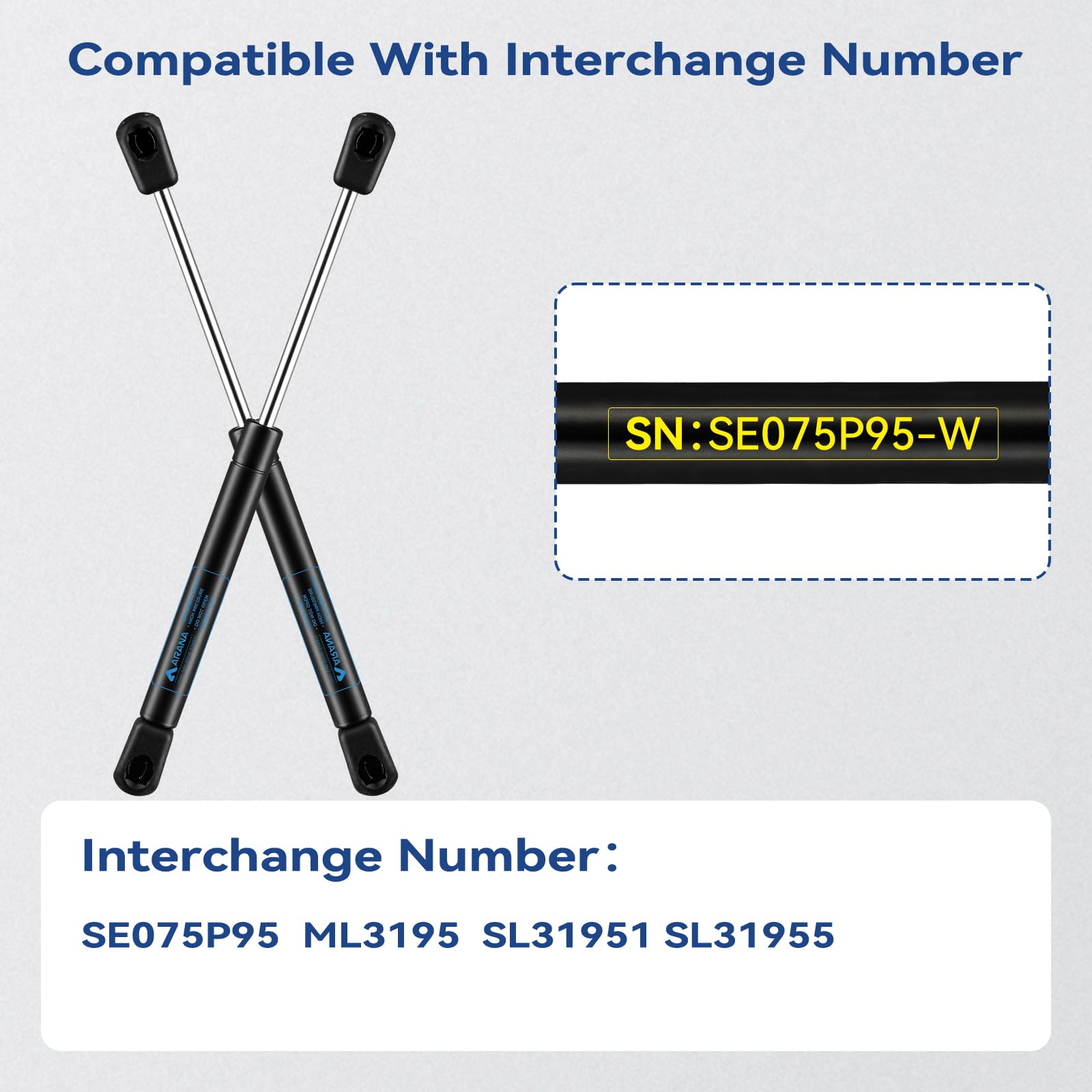 Snapklik.com : 10 Inch Gas Struts 22lb/98N, Tool Box Shocks 10", Gas ...