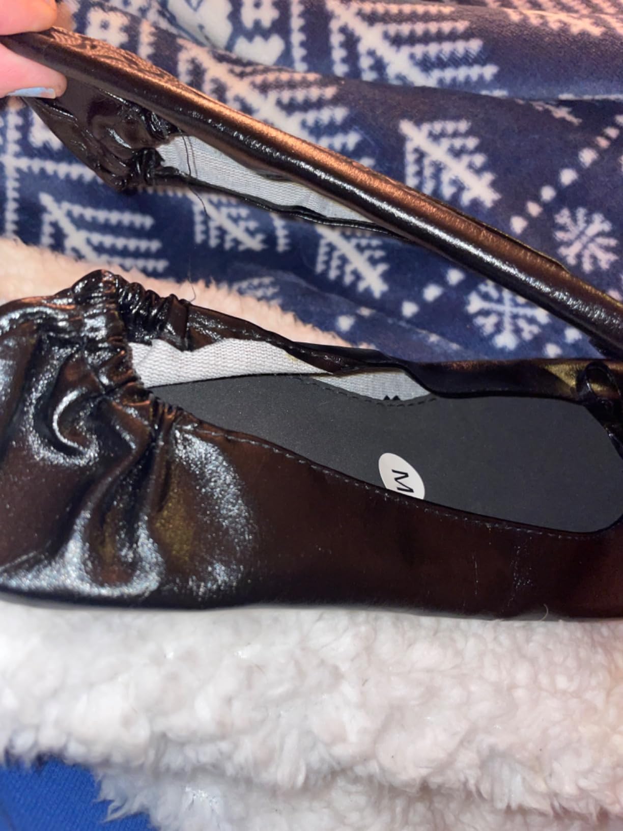 Amazon.com | Foldable Ballet Flats - Women's Portable Ballerina Roll up ...