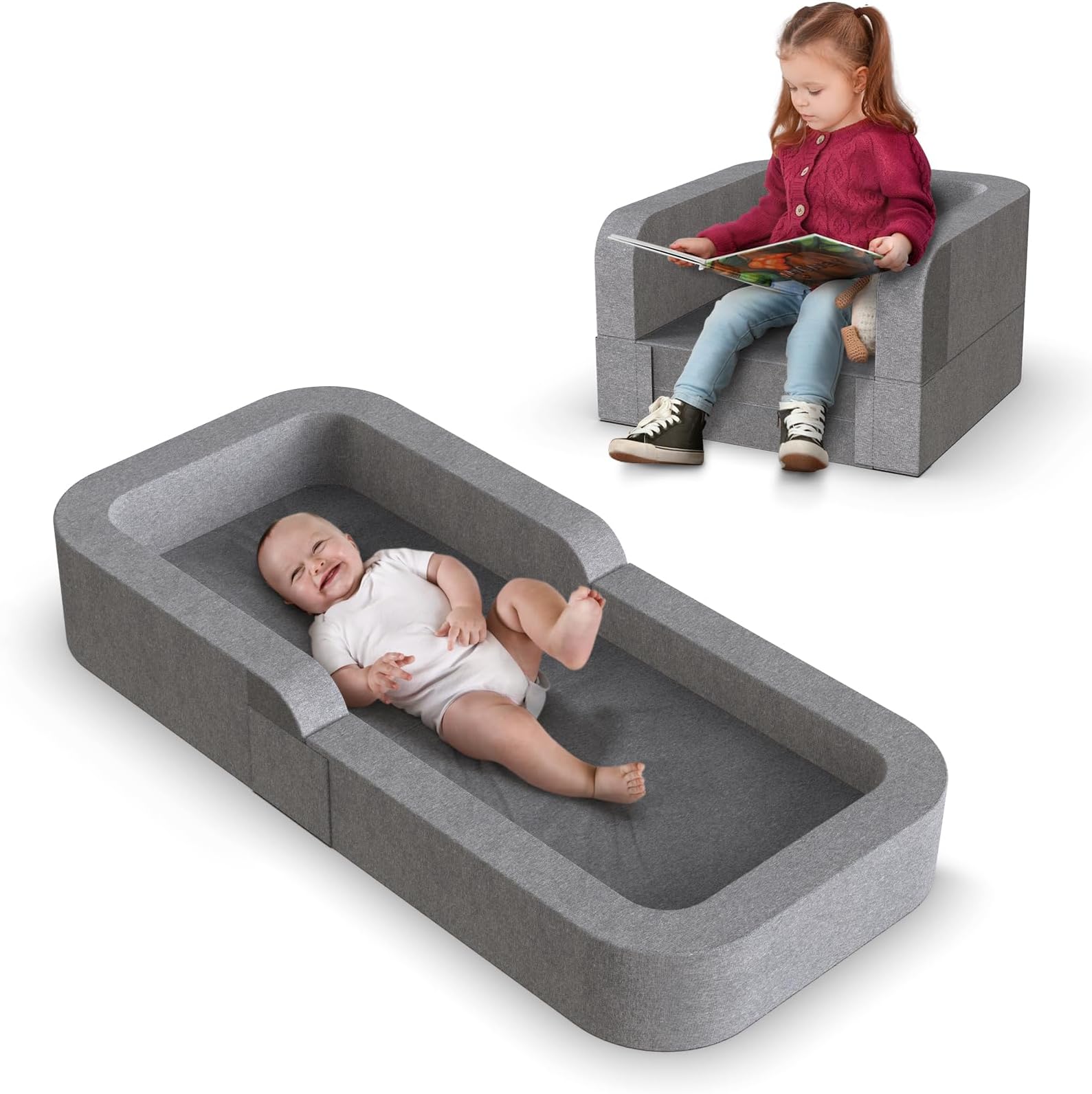 Amazon.com: Abdtech Inflatable Toddler Travel Bed - Blow Up Mattress ...