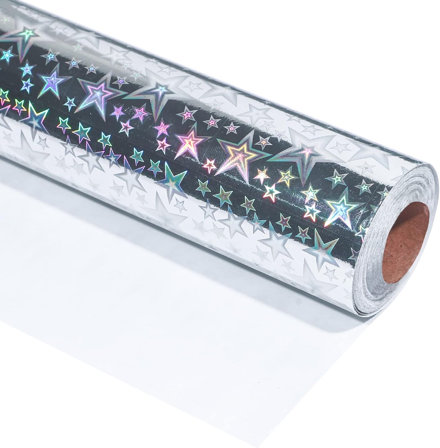 Amazon.com: MAYPLUSS Holographic Wrapping Paper - Mini Roll - 17 Inch X ...