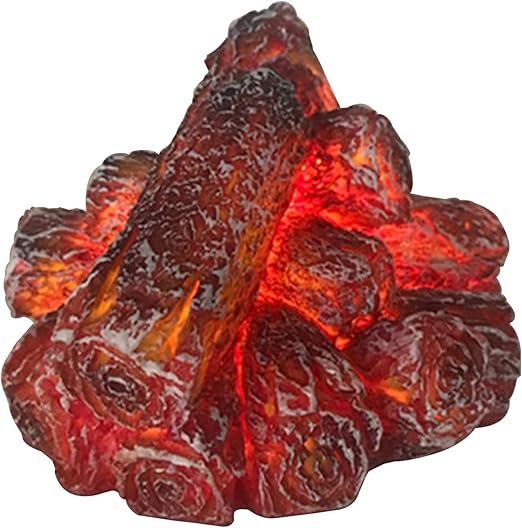 Amazon.com: Eaarliyam Fake Fire, Fake Campfire 3D Faux Fireplace Logs ...