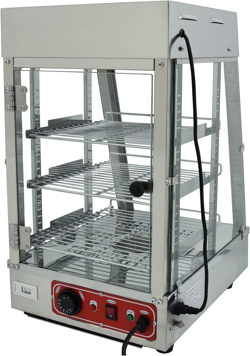 MOOTACO 3-Tier Food Warmer Cabinet Commercial Hot Food Countertop ...