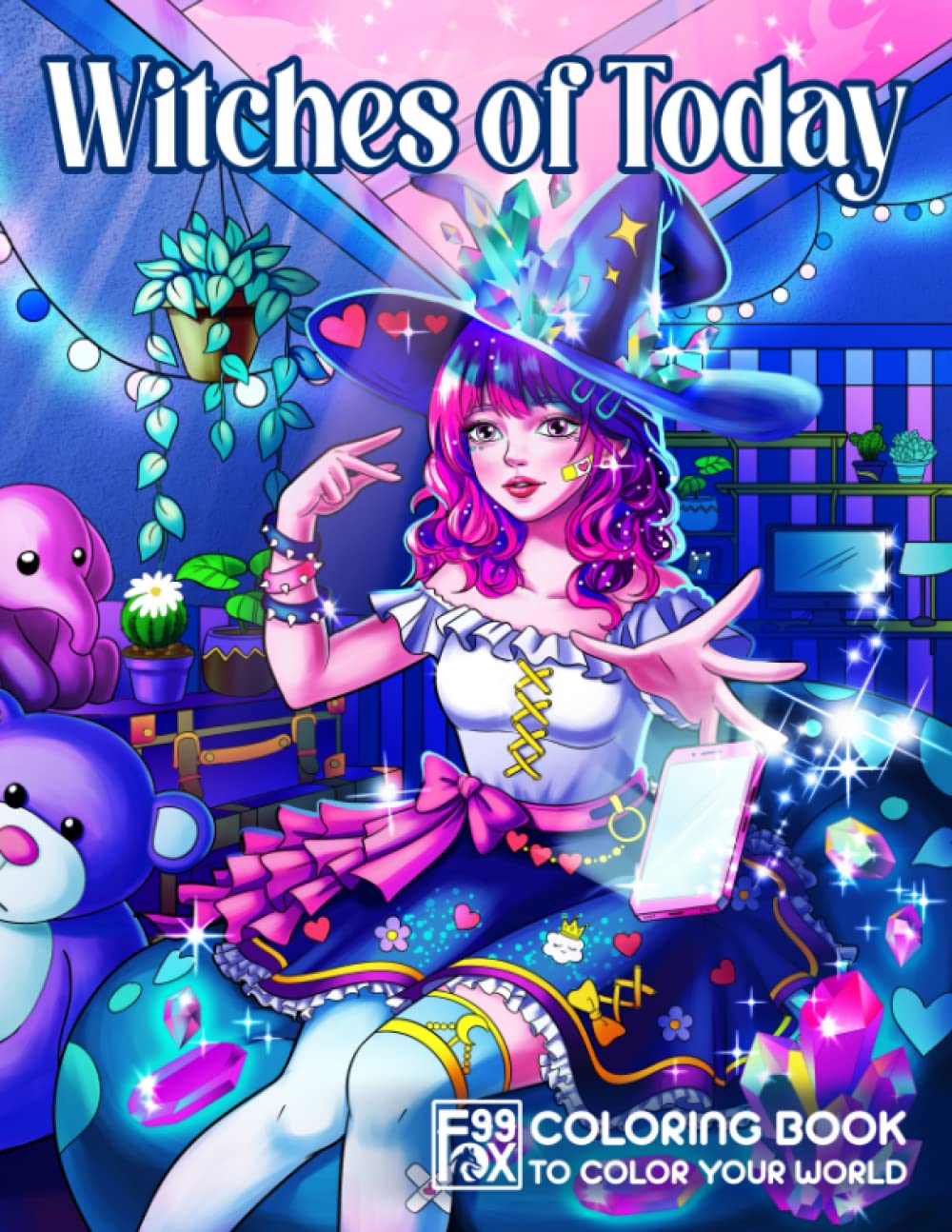 Witches of Today Coloring Book: A Collection of Beautiful Witch ...