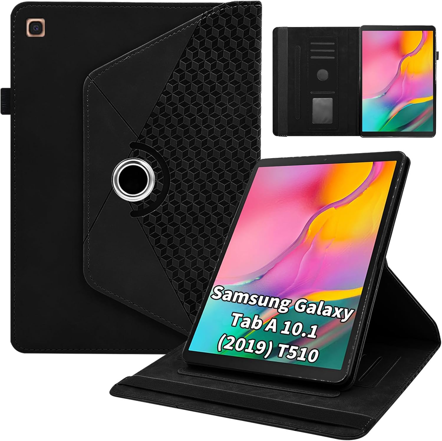 Amazon.com: Kitzomi Rotating Case for Samsung Galaxy Tab A 10.1 2019 ...
