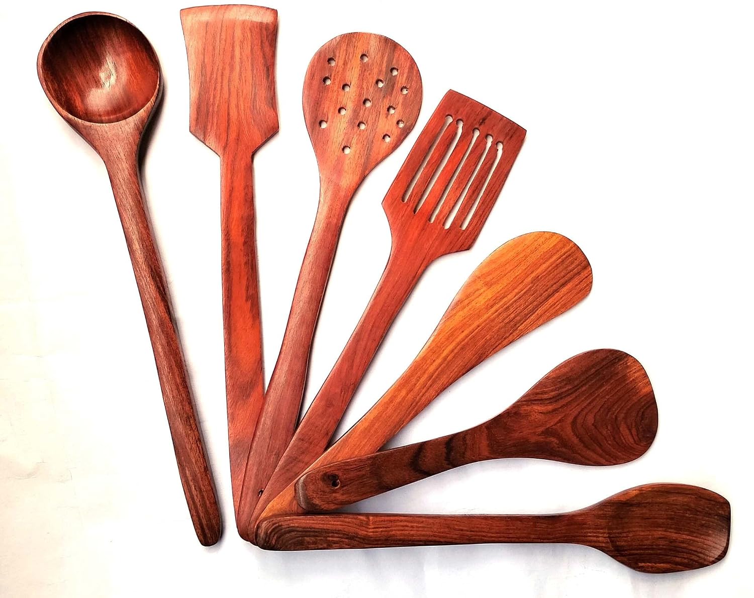 Buy HSC ENTERPRISES Wooden Sheesham Kitchen Tools Utensil Non Stick- 1 ...