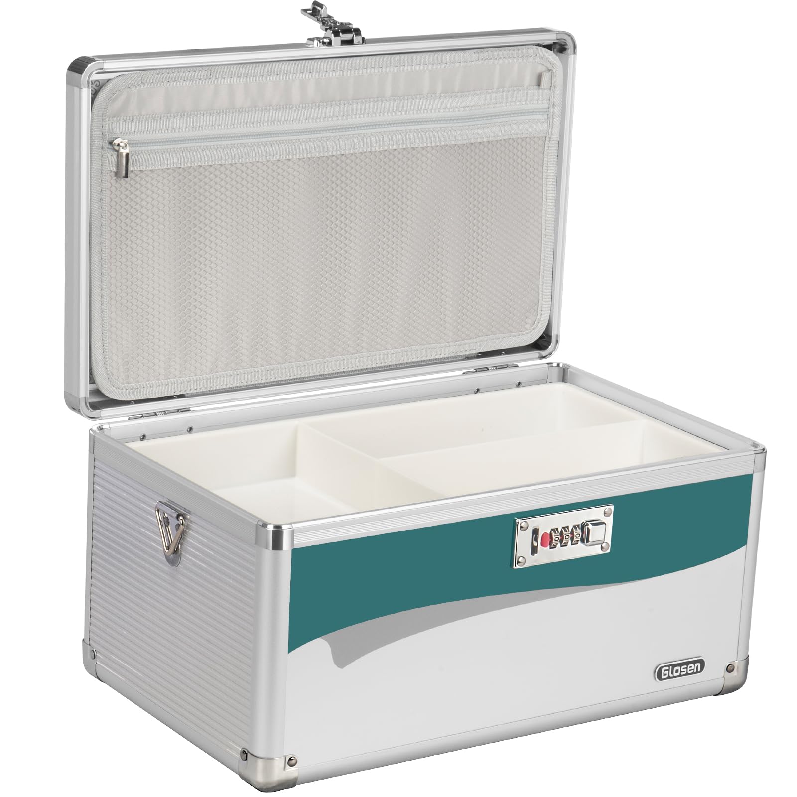 Amazon.com: Glosen Medicine Lock Box with Combination Lock,Medication ...