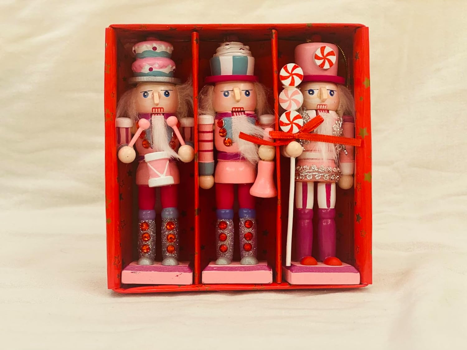 Amazon.com: Jamie's Houseware 5" Pink Nutcracker Set Candy Puppet ...