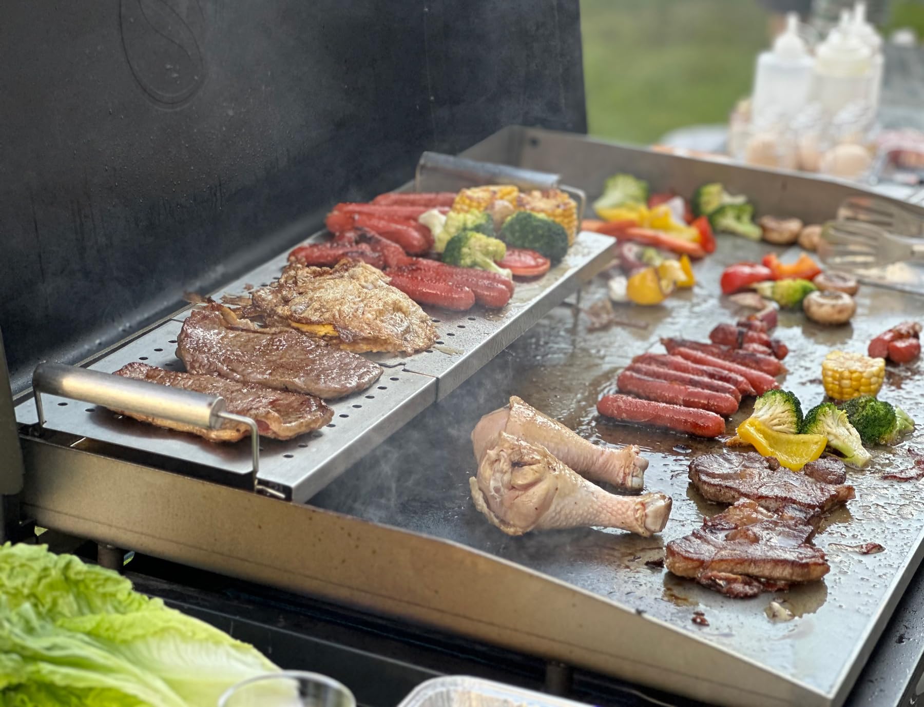 Snapklik.com : Griddle Warming Rack For Blackstone 17 22 28 36 Inch Griddle