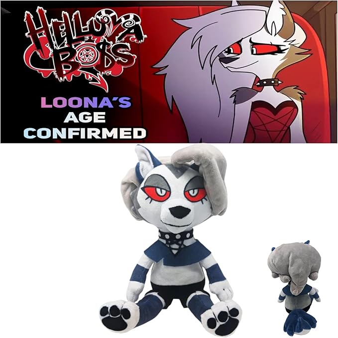 Helluva Boss Loona Plush, 13.78"/35cm Helluva Boss Season 2 Loona Plush ...