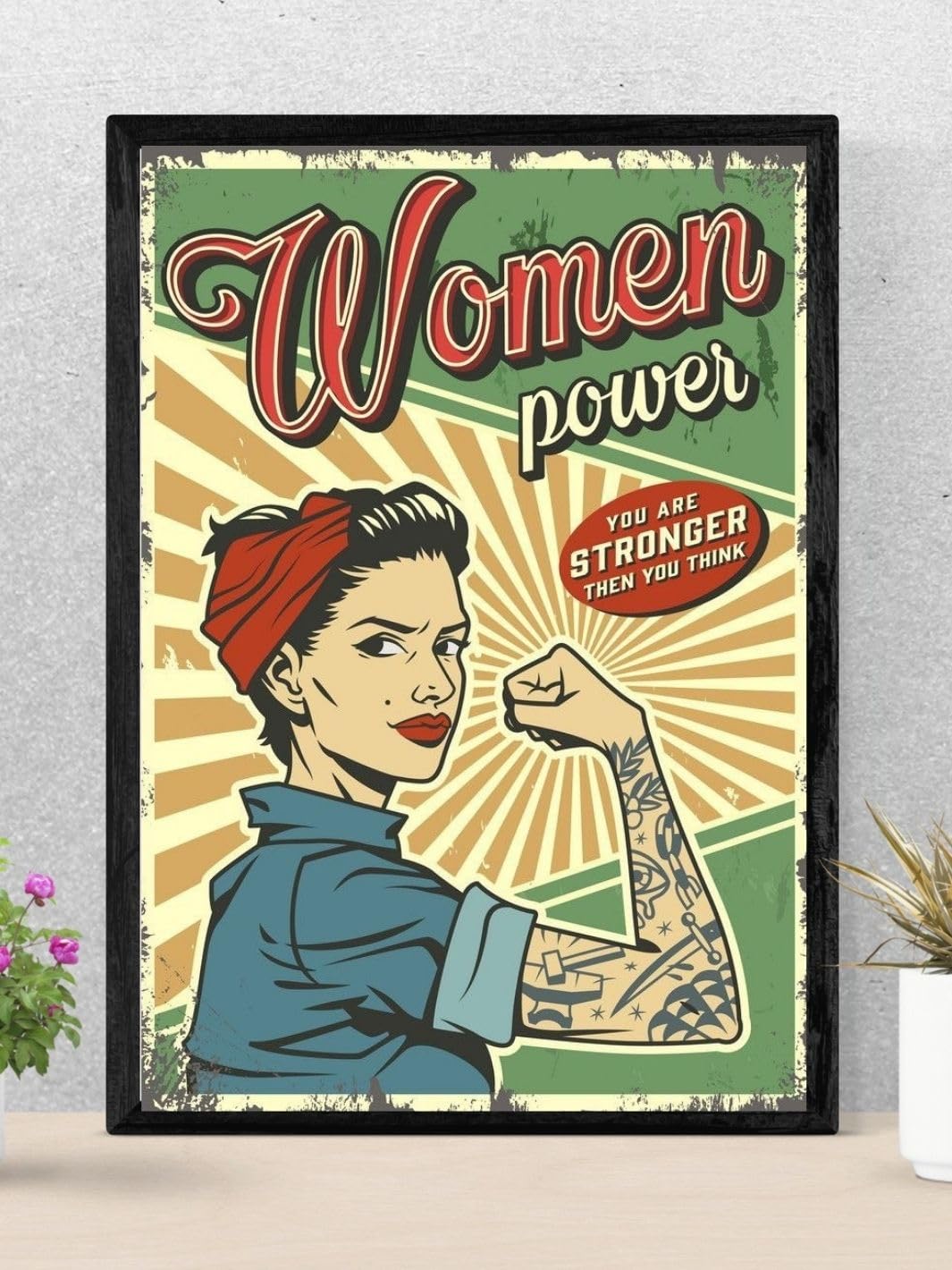 Soulhouse Vintage Women Power Poster - Retro Feminist Art with a Modern ...