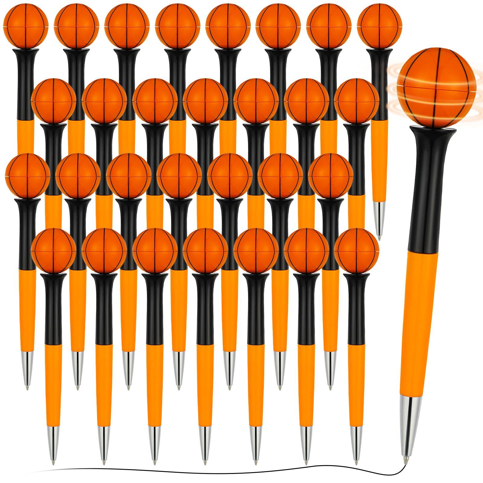 Amazon.com: Sayglossy 30 Pcs Basketball Baseball Sports Themed Novelty ...