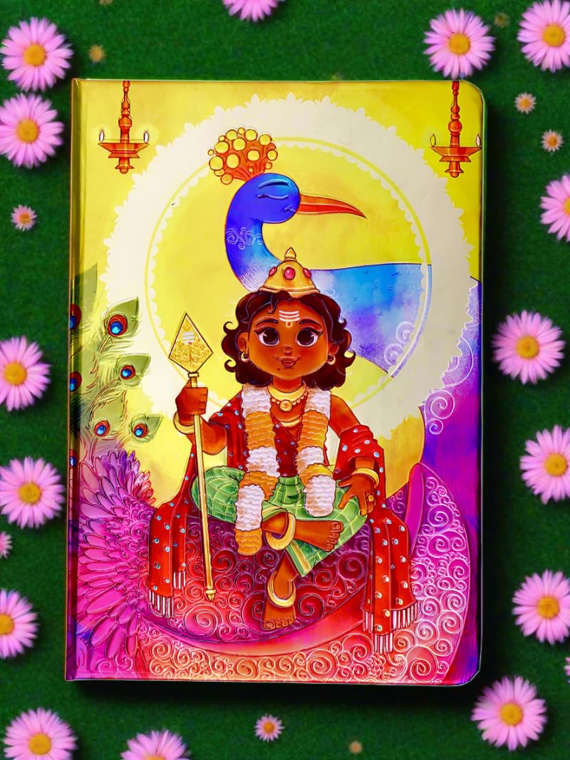 Lovely Notebook - Cute Little Murugan Edge Printed - Ruled - Hardbound ...