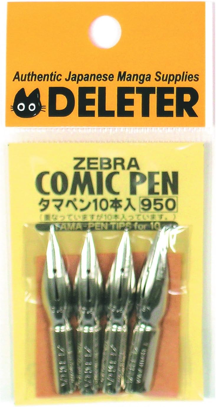 Amazon.com: DELETER INC. Zebra Comic Spoon Pen (10 Pieces) (Japan Import)