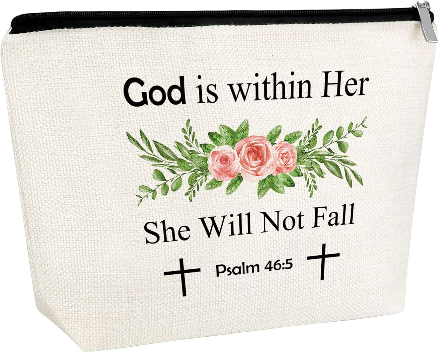 Amazon.com: Christian Gift Religious Makeup Bags for Women Girls ...