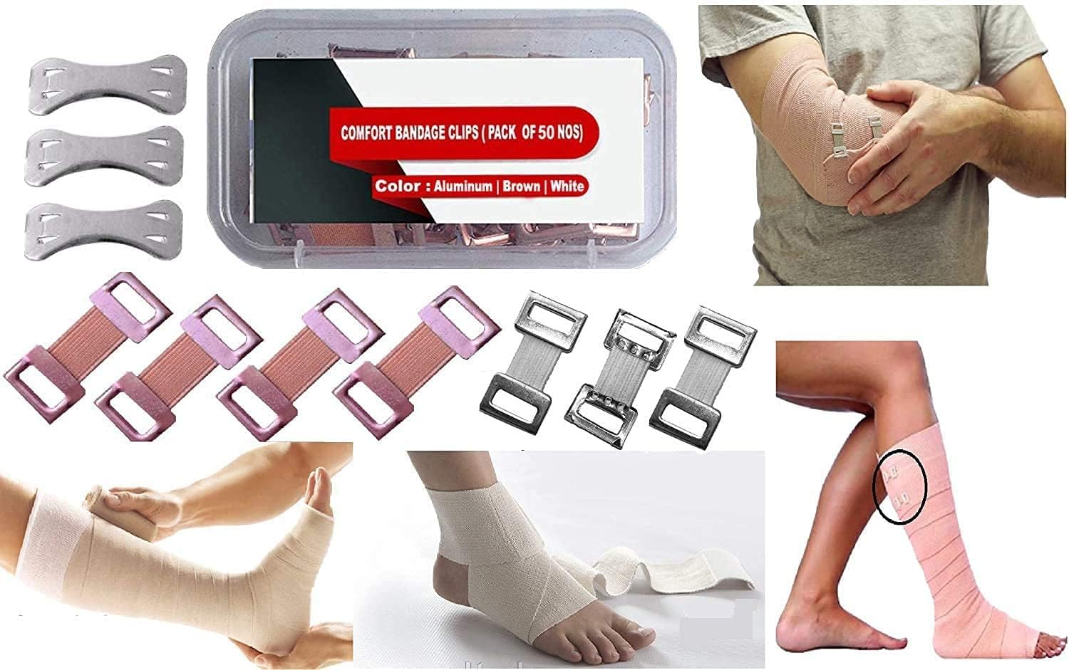 comfortmedi Comfort-Pack of 50 Clips - Premium Quality Replacement ...