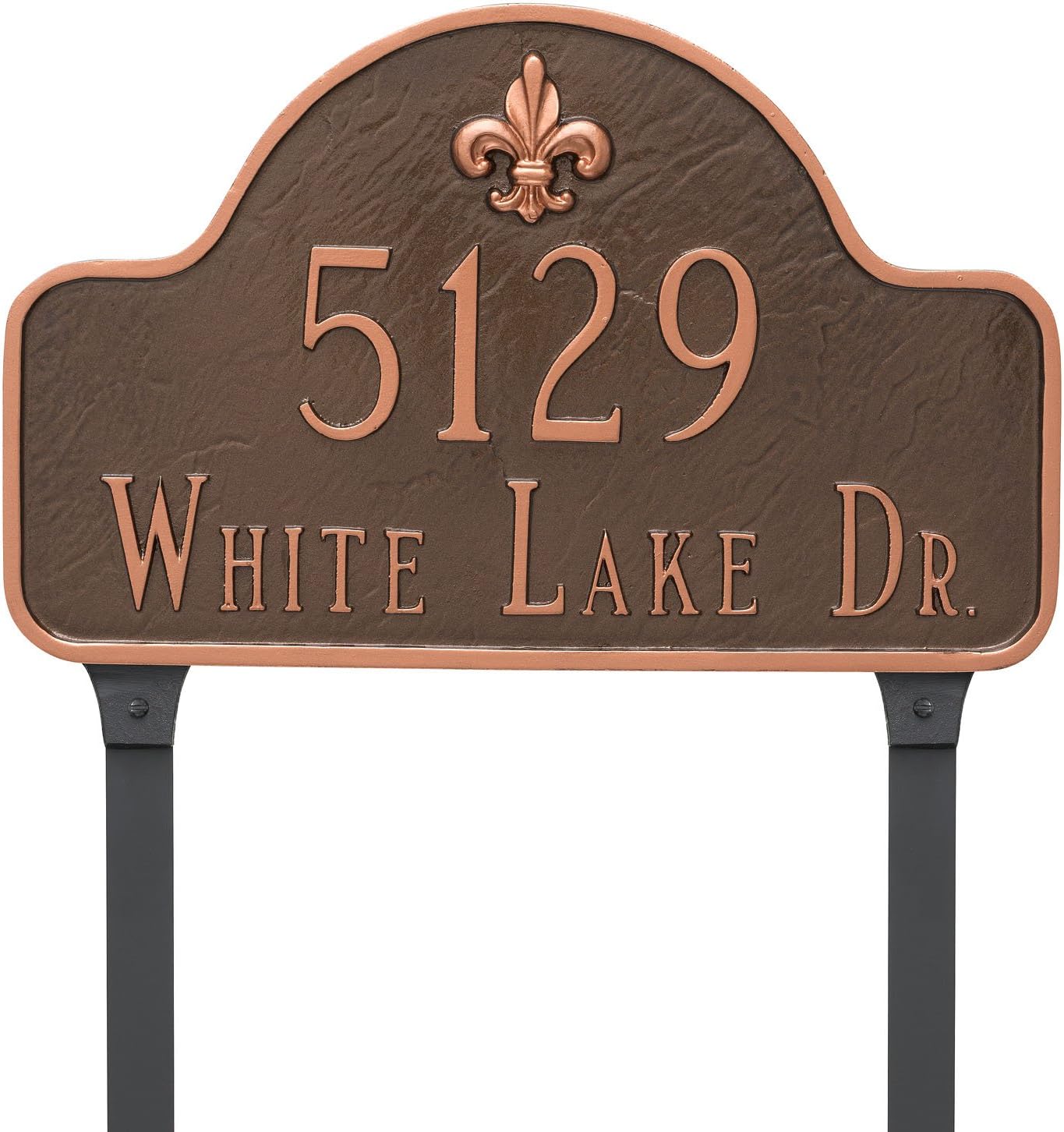 Amazon.com: Montague Metal PCS-0062S2-L-ABG 10.5" x 15.75" Fleur de Lis ...