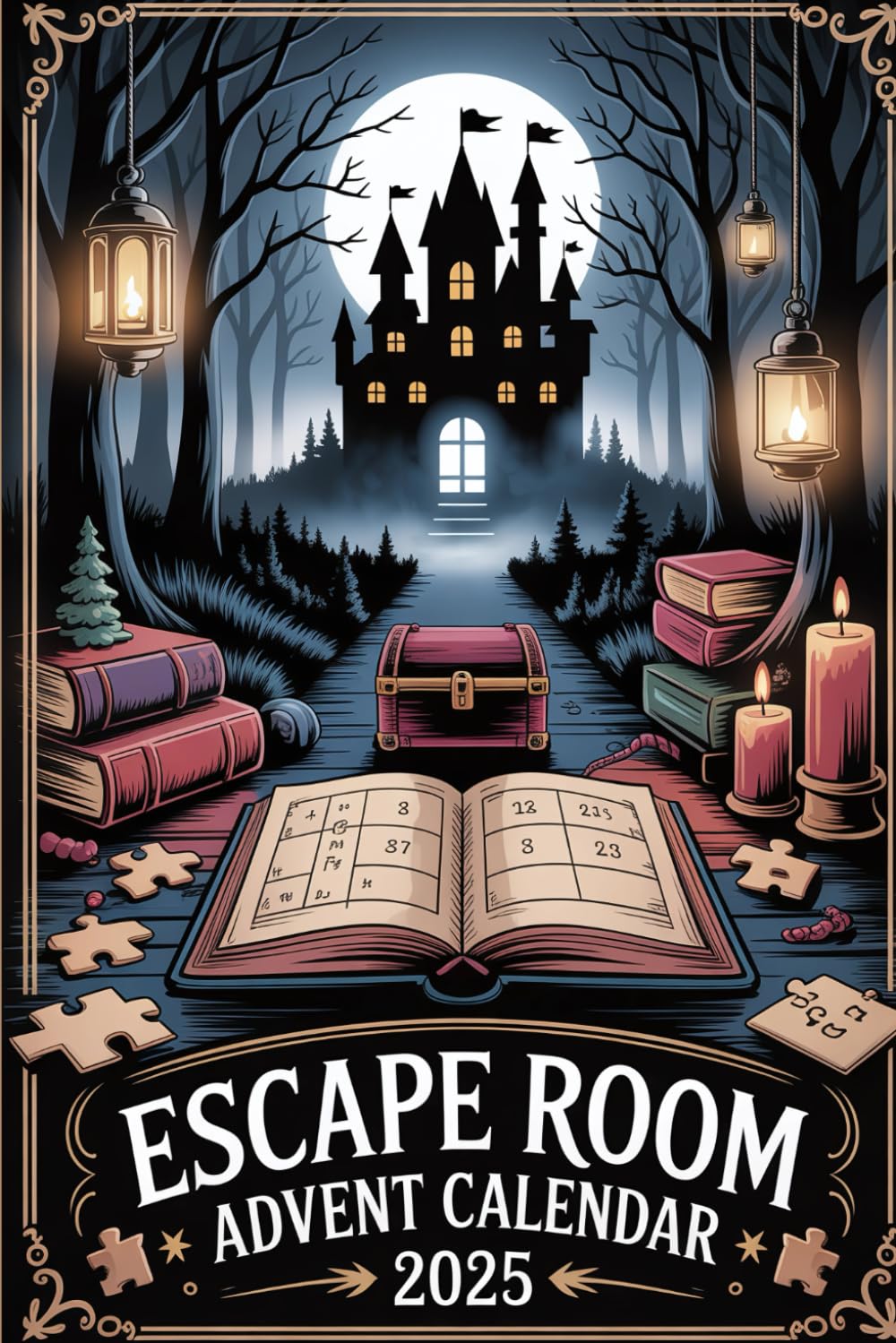 Advent Calendar 2025: Escape Room: Stocking Stuffers Game Book for Kids ...