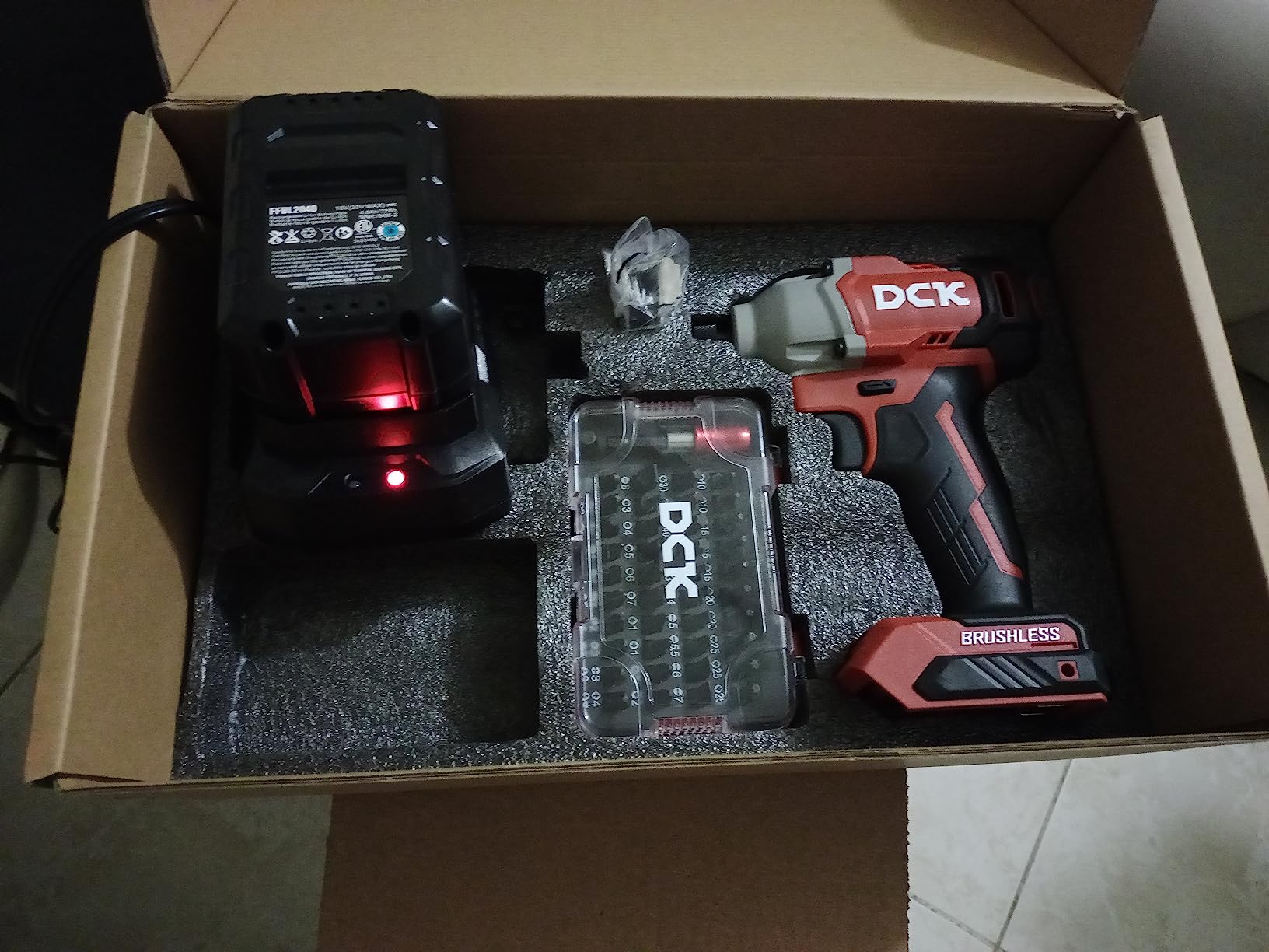 $12/mo - Finance DCK Brushless Cordless Drill Set, 20V Electric Drill ...
