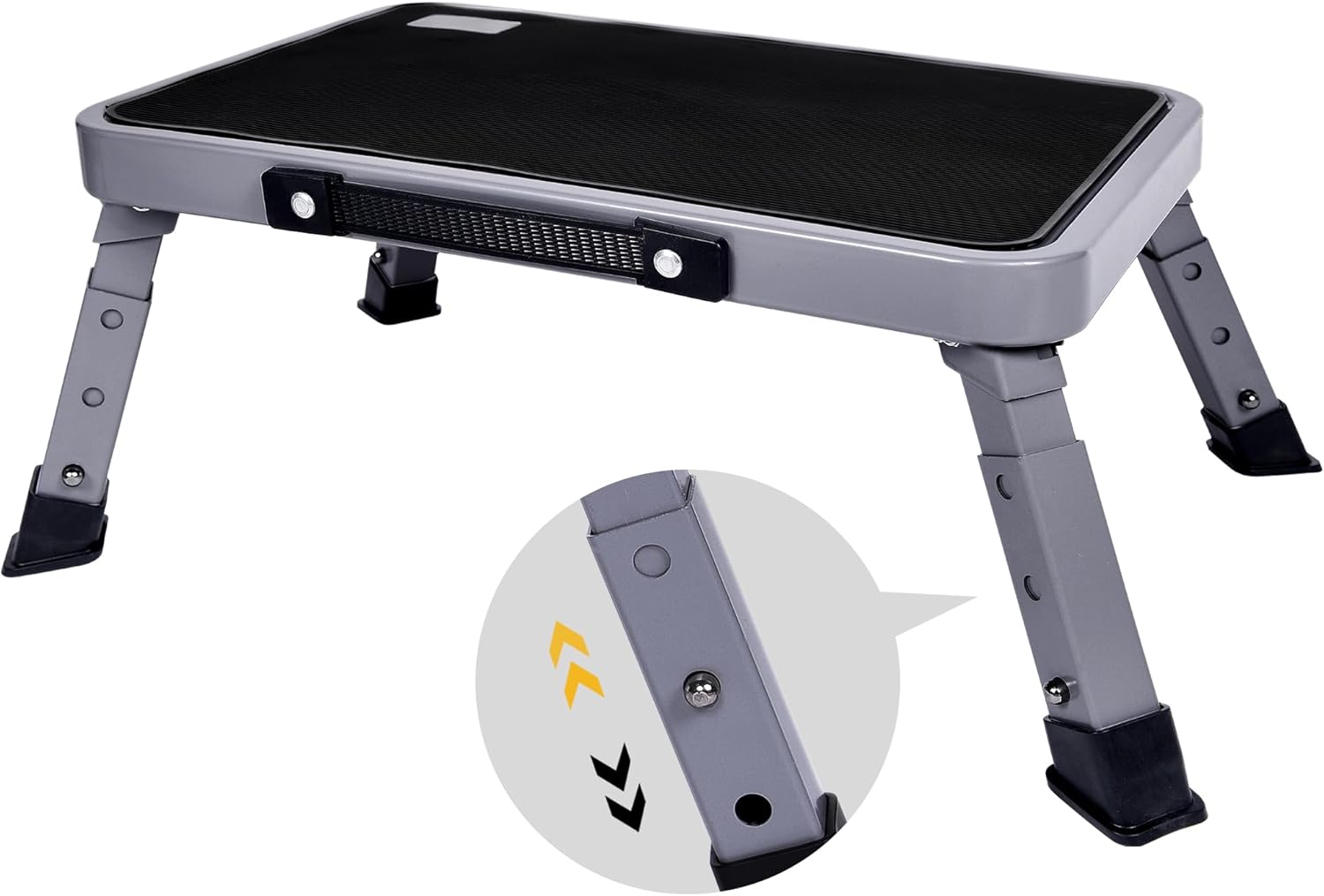 Amazon.com: 3 Levels Adjustable Folding Step Stool,Foldable RV Step ...