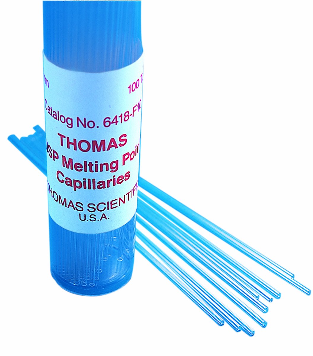 Thomas THO-NCT-9525 Borosilicate Glass Capillaries Melting Point Vial ...