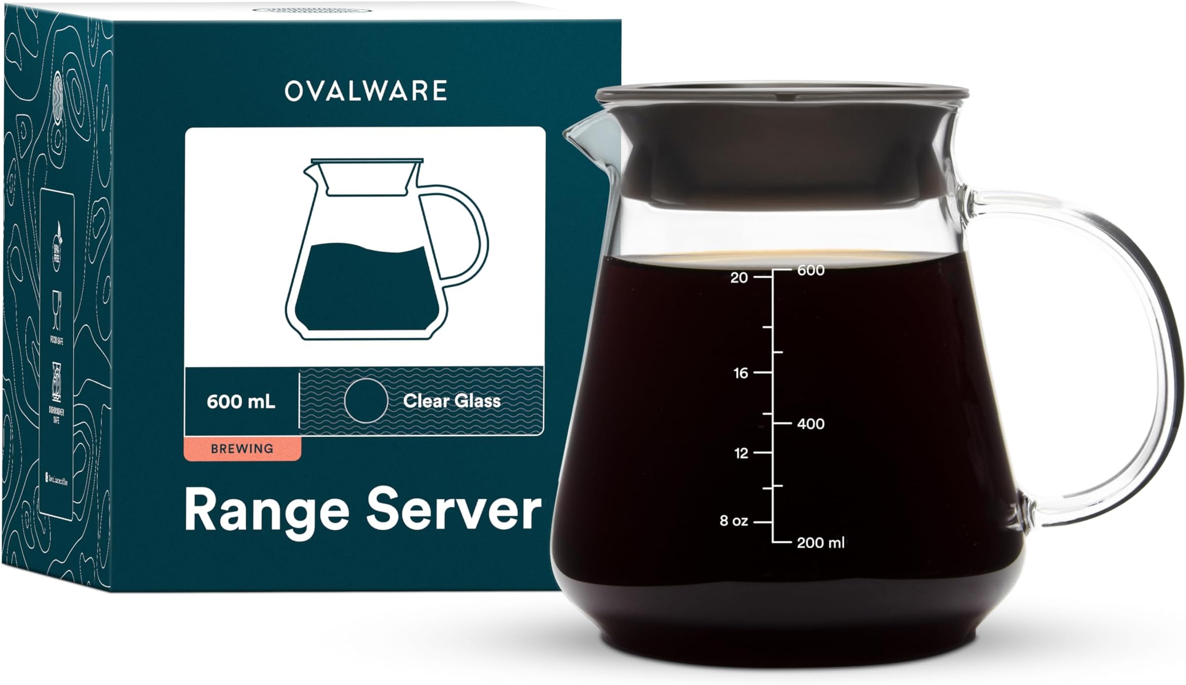 Amazon.com | Kalita Glass 300-G Server, 300ML, Clear: Coffee Servers