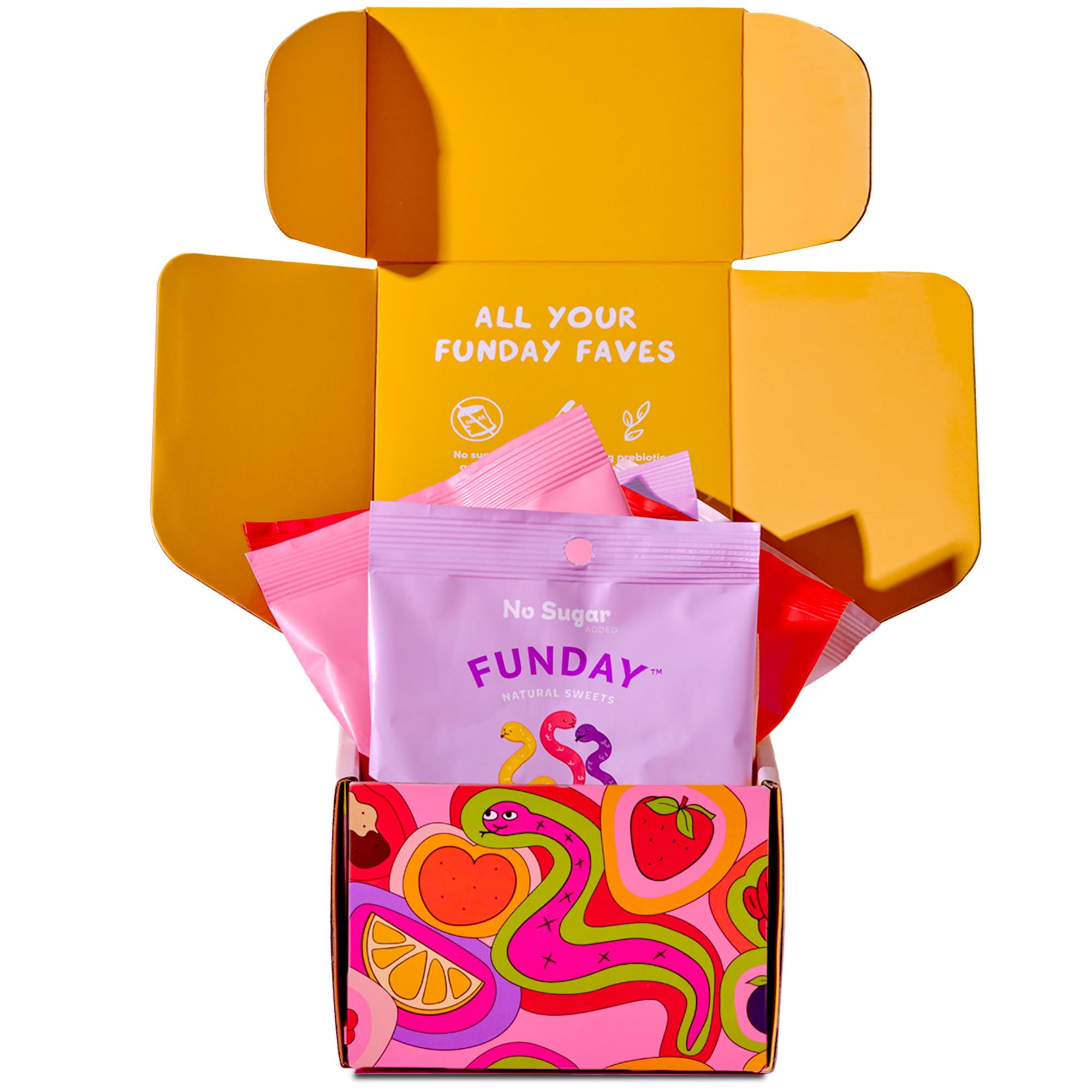 Amazon.com : FUNDAY The Can't Decide Box - 5 Delicious Assorted Flavors ...
