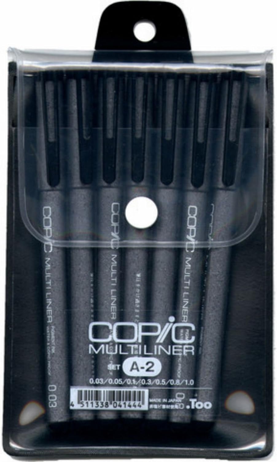 Amazon.com: Copic Black Multiliner Set A-2 (Set of 7) : Office Products