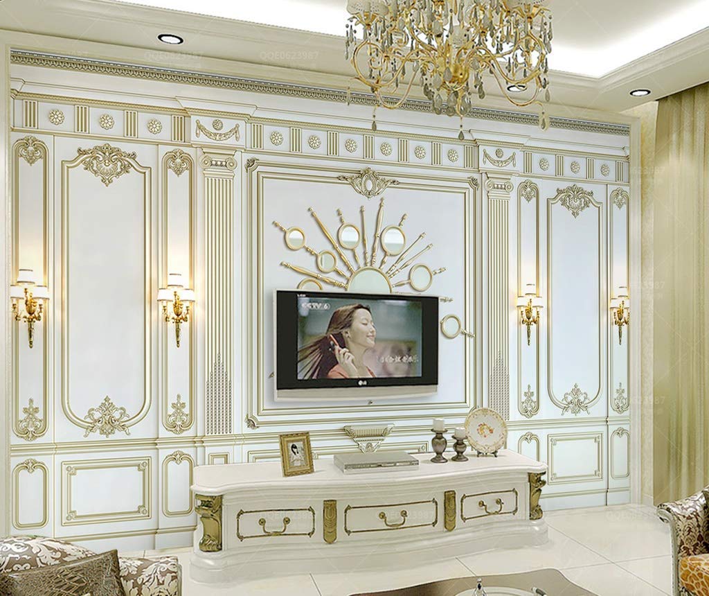 Amazon.com: Murwall Sculpture Wallpaper Roman Column Wall Mural Nordic ...