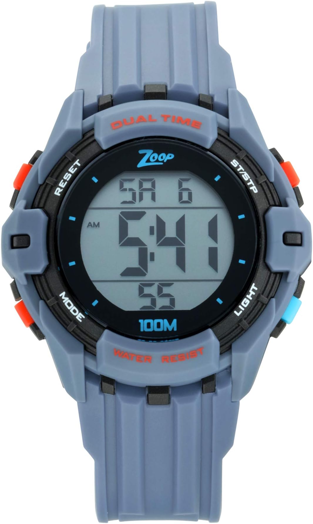 Zoop Unisex Two Tone Dial Digital Watch - NL16007PP04 (Grey) : Amazon ...