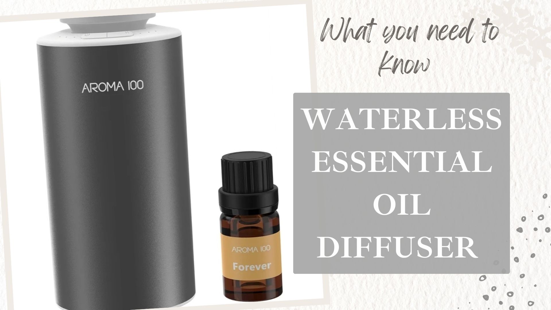Watch What you need to know about this waterless oil diffuser on Amazon ...