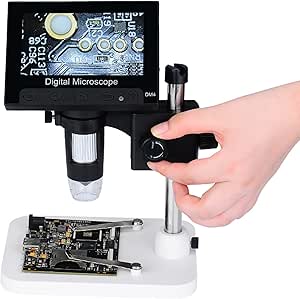 Amazon.com : 4.3 Coin Microscope,LCD Digital Microscope, 4.3 Coin ...