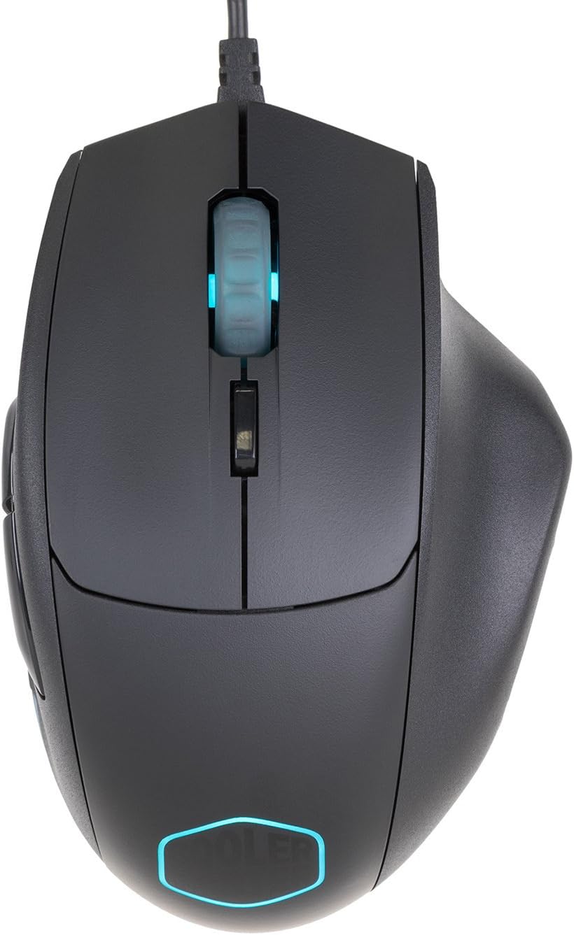 Amazon.com: Cooler Master Optical Gaming Mouse (USB/Black/12000dpi/7 ...