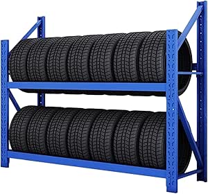 Amazon.com: AVIISO Commercial Tire Rack Storage for Auto Shops, Large ...
