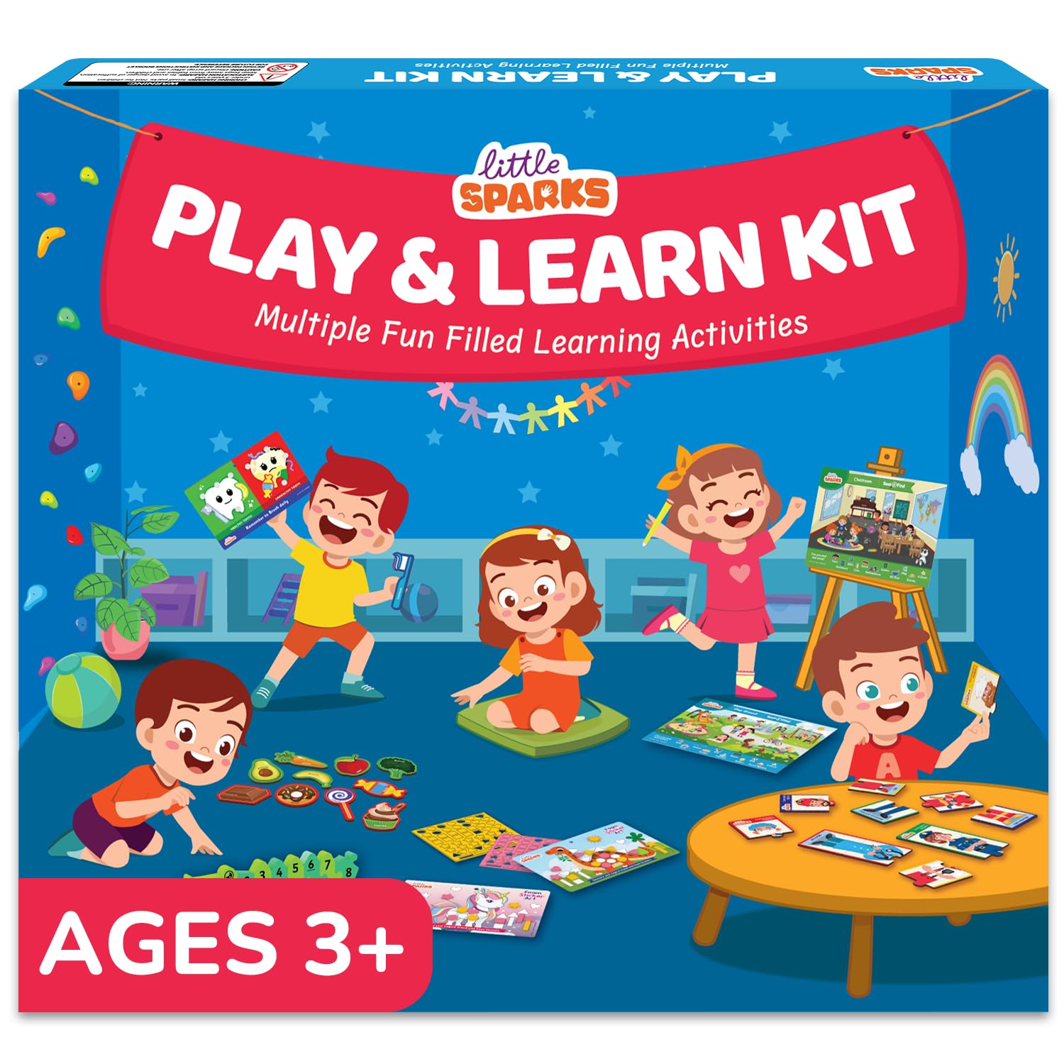 Smartivity 5-in-1 Montessori Based Learning Kit for 3,4,5 Years Old ...