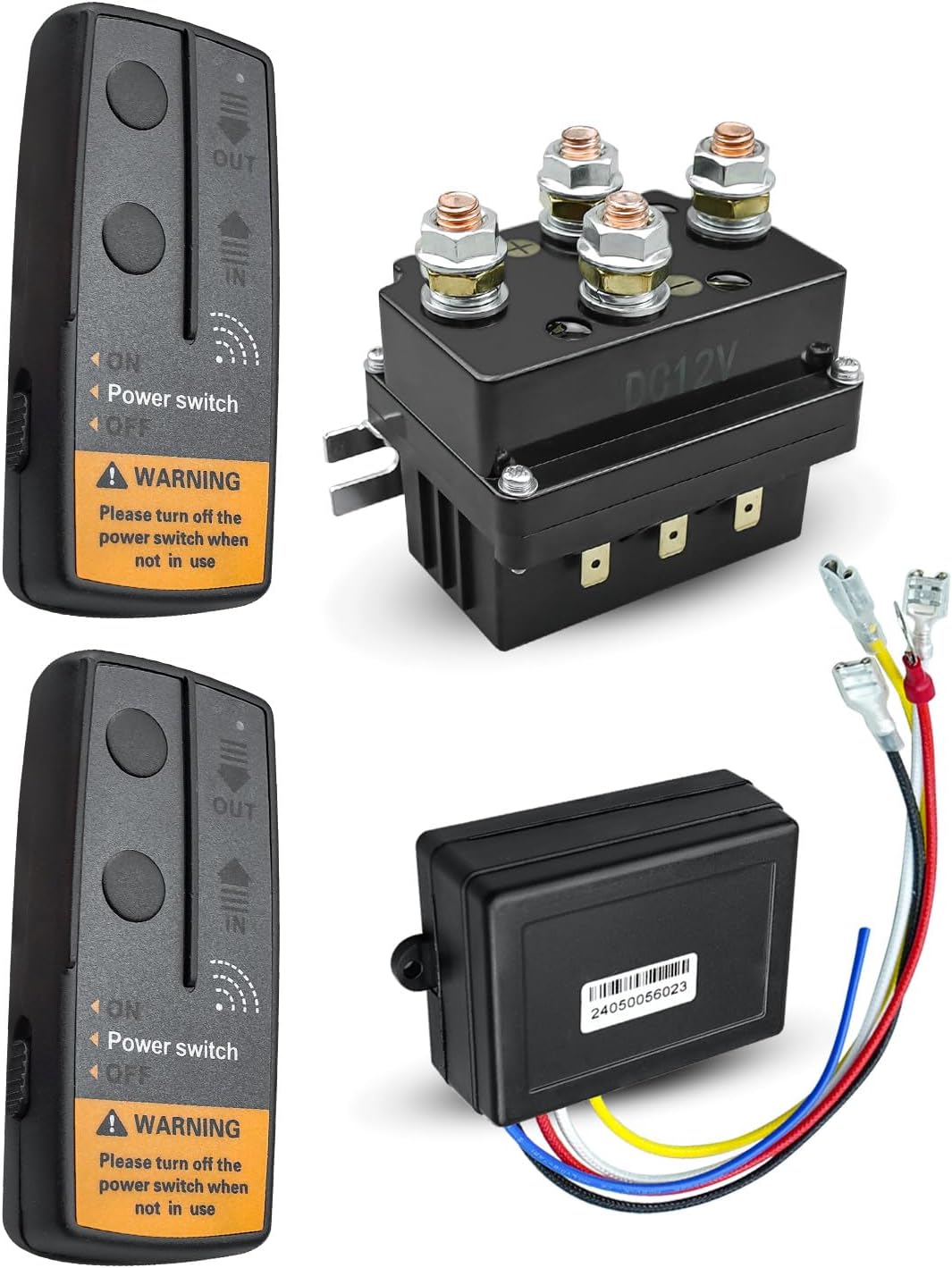 Amazon.com: GMURA Wireless Winch Remote Control Kit, 12V 500A Winch ...