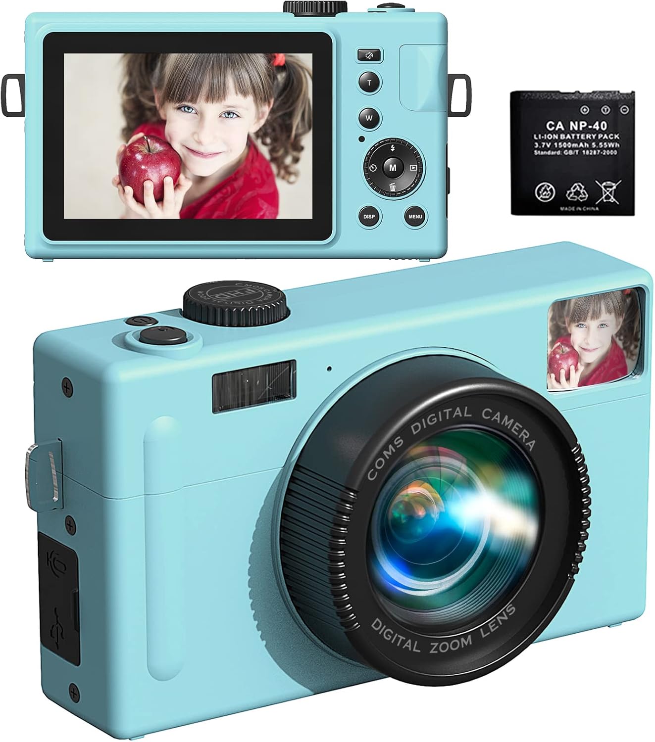 Amazon.com : Digital Camera for Kids, FHD 1080P 24MP Mini Video Camera ...