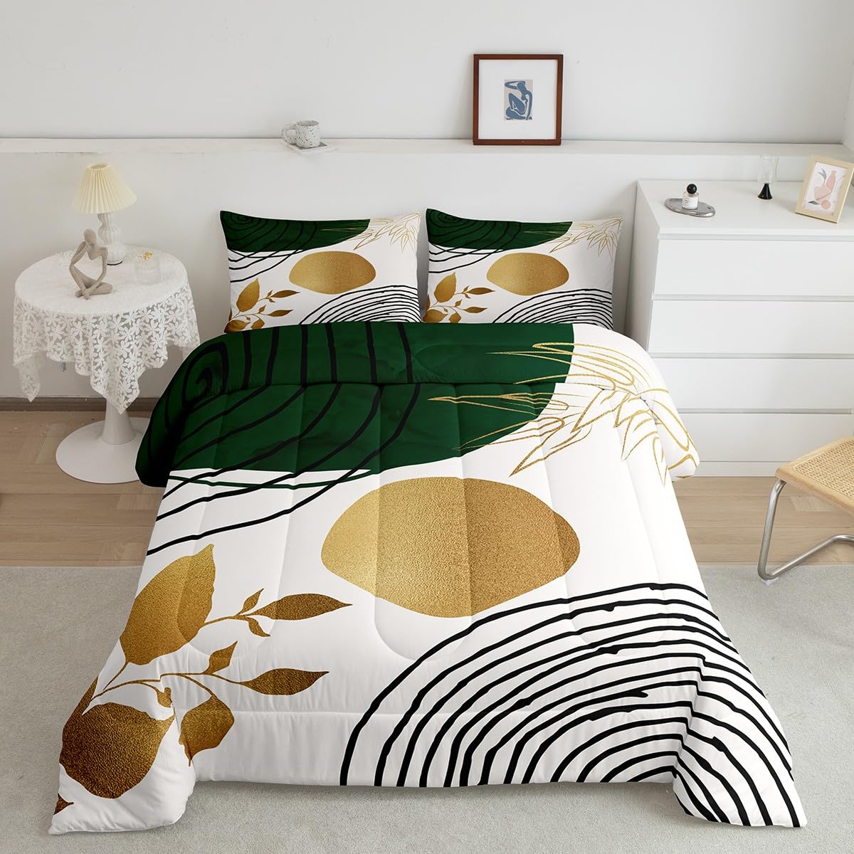 Amazon.com: Modern Geometric Bedding for Teens Youth Artists Minimalist ...