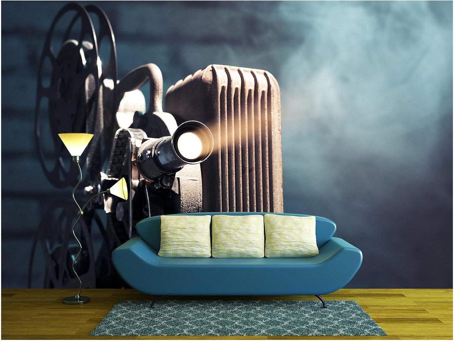 Amazon.com: wall26 - Photo of an Old Movie Projector - Removable Wall ...