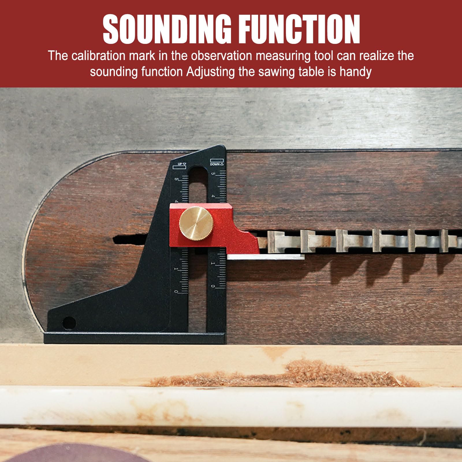 Snapklik.com : Woodworking Height Gauge Depth Measurement Tools Sawing ...