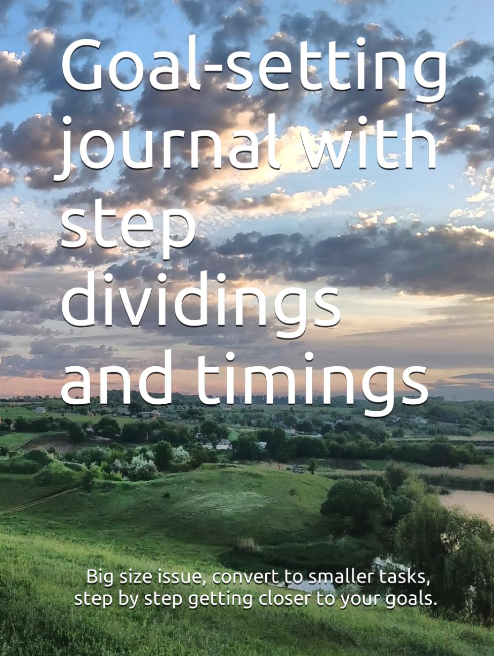 Amazon.com: Goal-setting journal with step dividings and timings ...