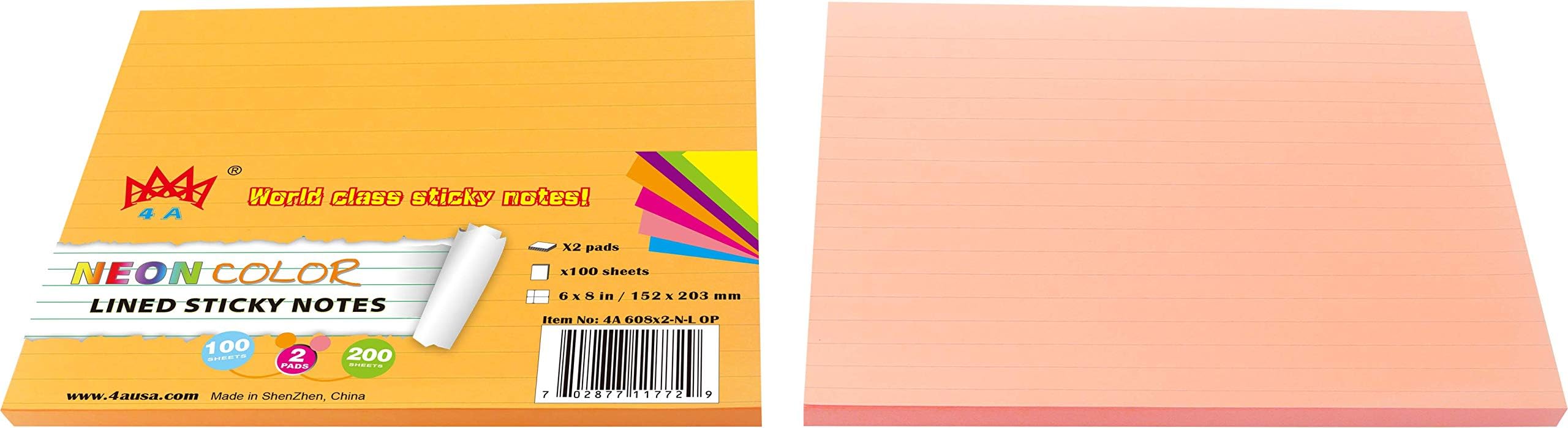 Amazon.com : 4A Roll Sticky Notes,Full Adhesive,Width x Length 2 x 315 ...