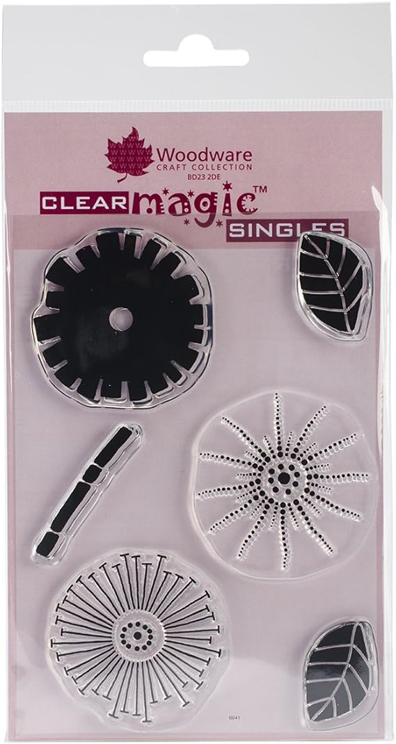 Amazon.com: Woodware Craft Collection Clear Stamp, 5.5 by 3.5-Inch ...