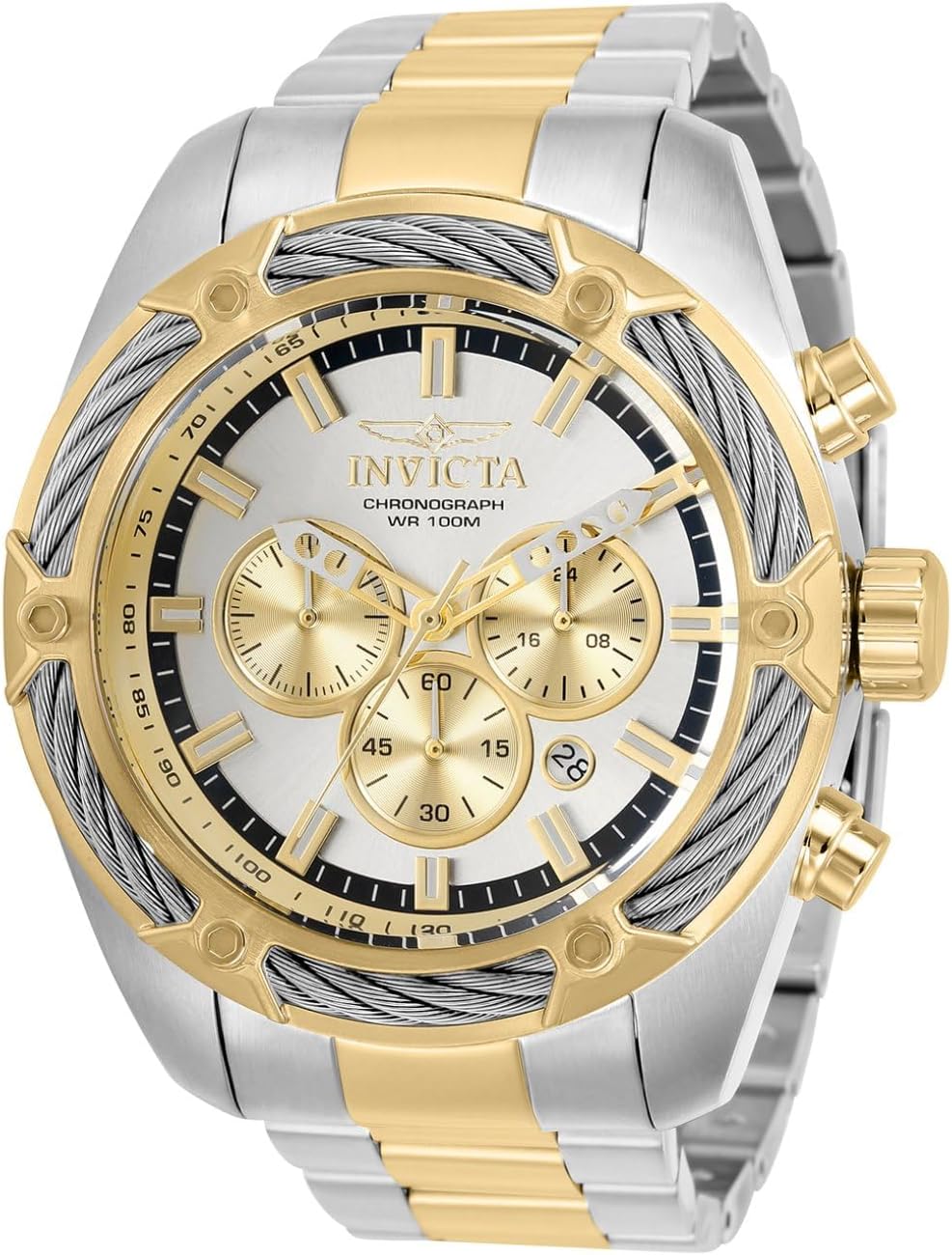 Amazon.com: Invicta Mens Bolt Quartz Watch, Two Tone, 31437 : Invicta ...