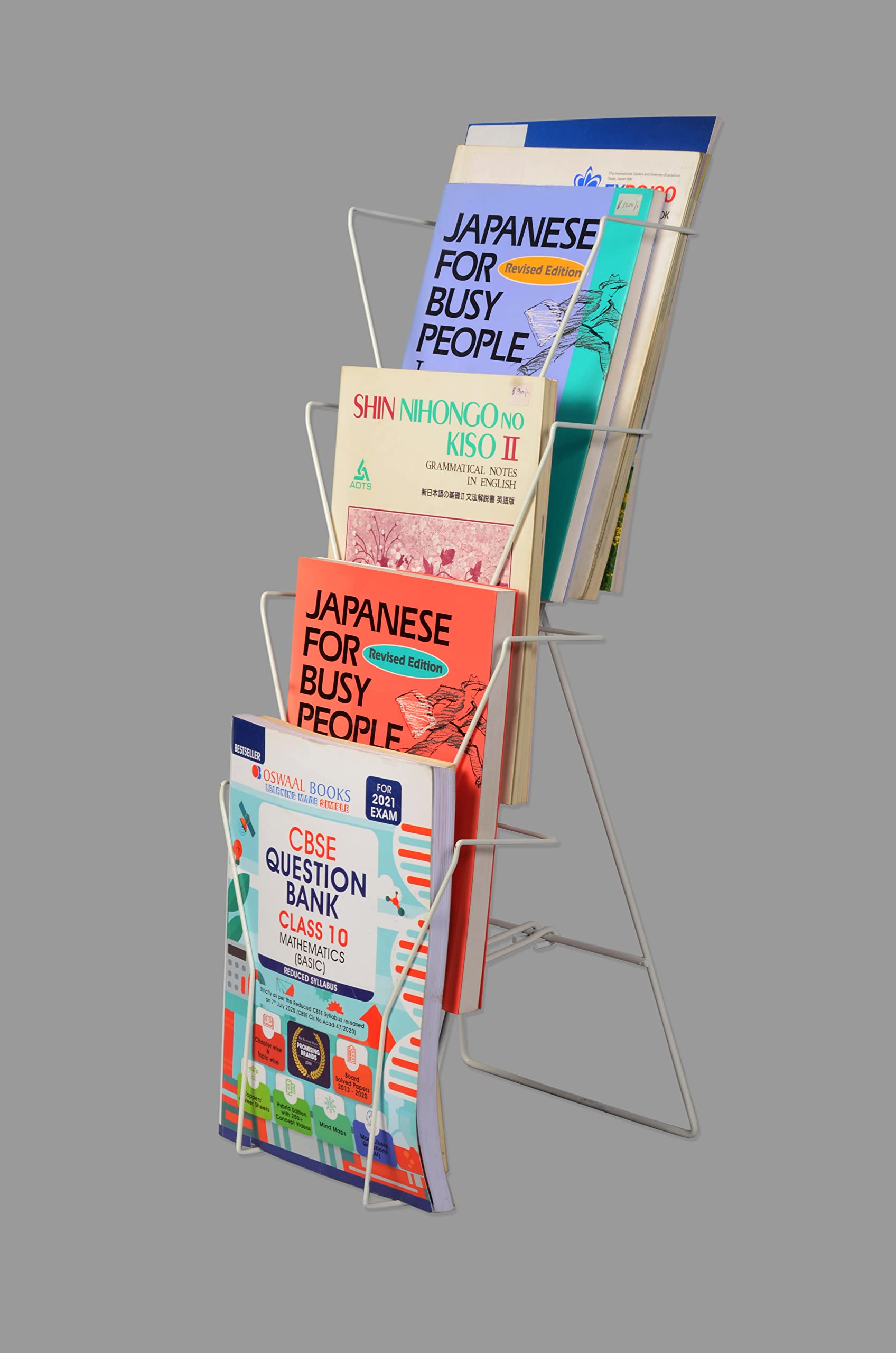 Buy RAVIRAJ DISPLAY Self Standing Metal Counter Type Magazine Stand ...